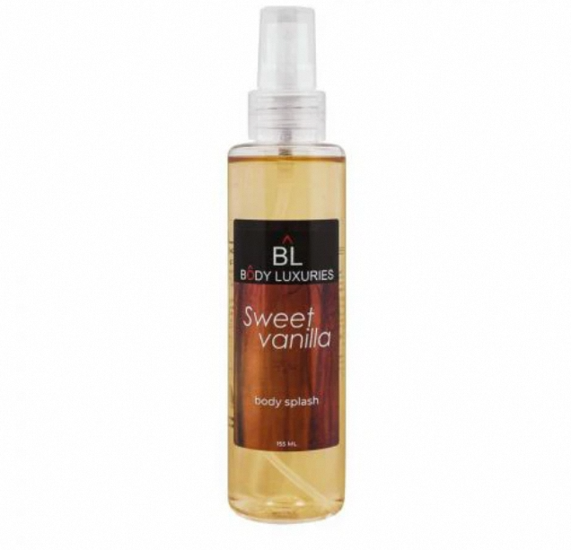 Body Luxuries Sweet Vanilla Body Splash Mist 155ml - Warm, Comforting ...