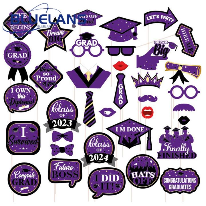 Traditional Graduation Symbols 2024 Graduation Party Decoration Set ...