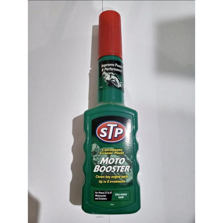 STP Moto Booster for Bikes 200mL - Concentrated Cleaning Power Cleans ...