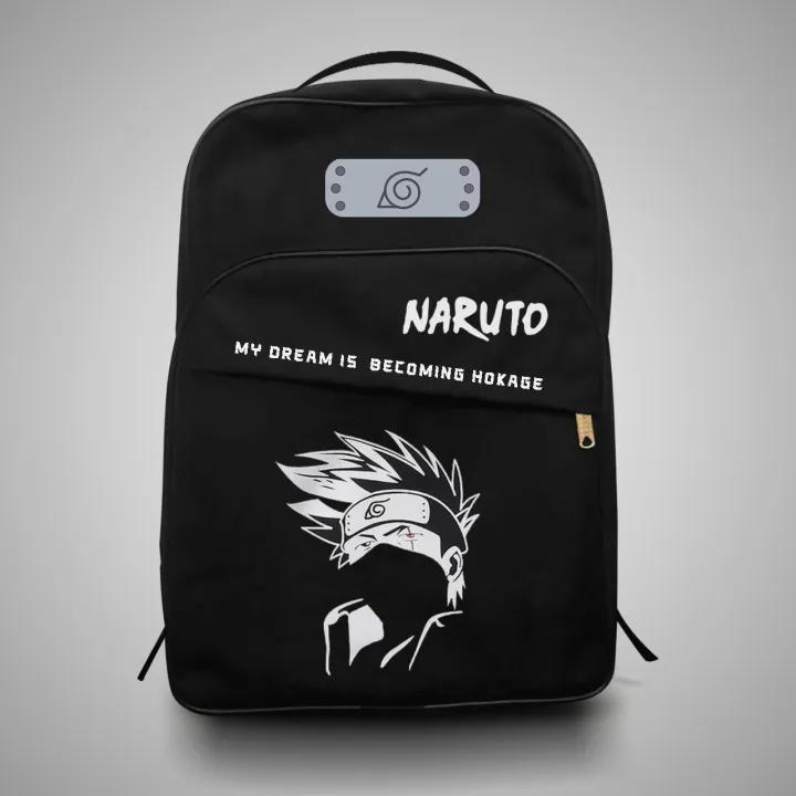 Ninja Legacy Backpack Anime Naruto Design Bag with Dual Partition ...