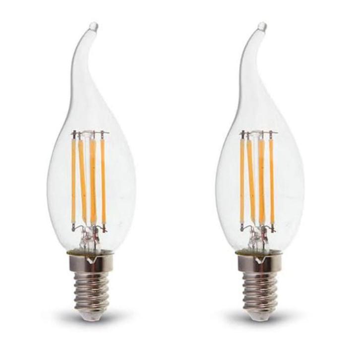Edison LED Vintage Candle Warm Light Bulb (4watt) | Daraz.pk