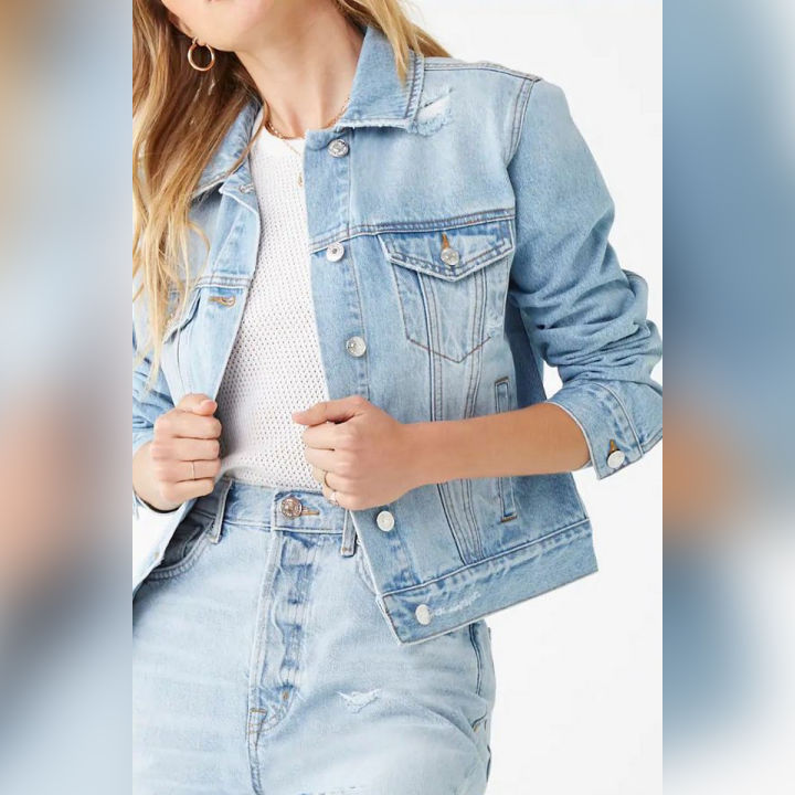 SPRINTER Denim Jacket Lycra Fabric | Daraz.pk