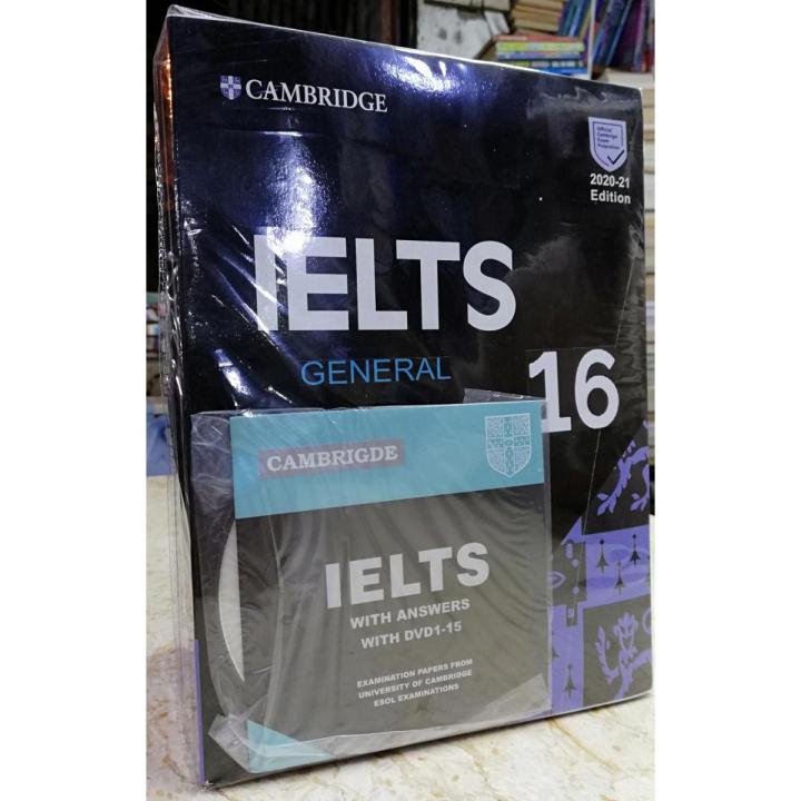 Cambridge IELTS General books 1-16 with DVD | Daraz.pk