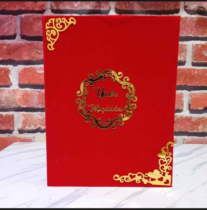 Customized Nikkah Booklet. Nikah Book. Personalized Nikah Booklet ...