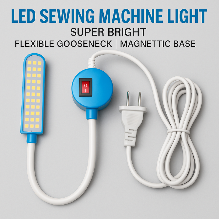 Wool Vista LED Sewing Machine Light | Super Bright Flexible Gooseneck ...