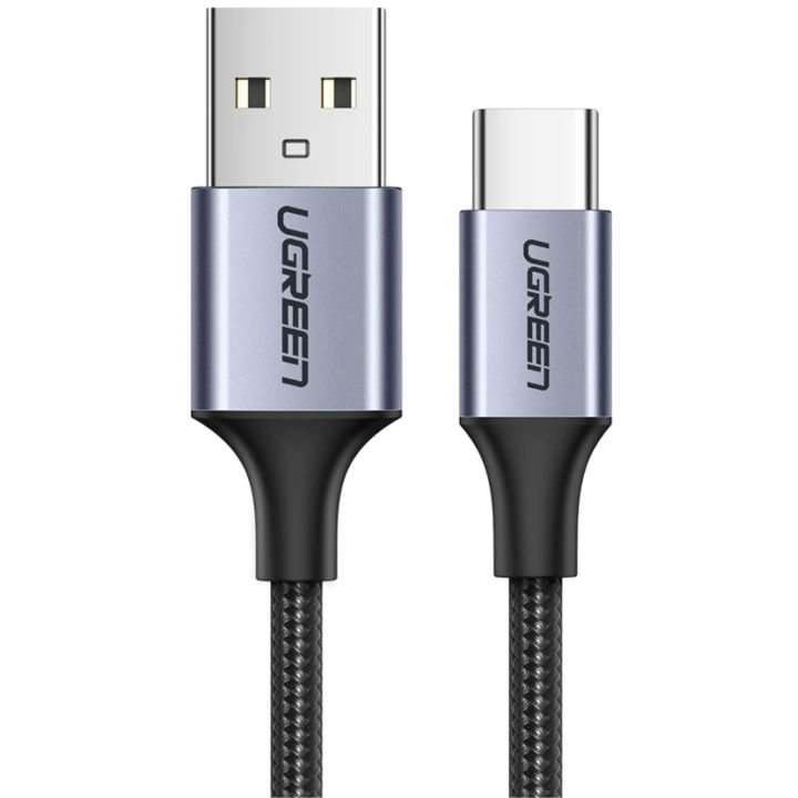 UGREEN 60128 USB-A TO USB-C CABLE ALUMINUM BRAID 2M | Daraz.pk