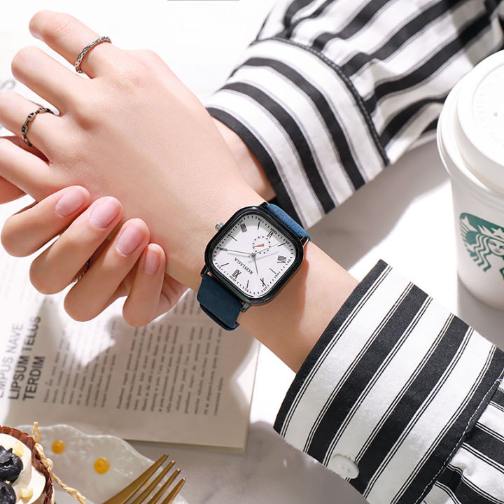 New 22 Student Men's and Ladies' Watches Belt Korean Simple ...