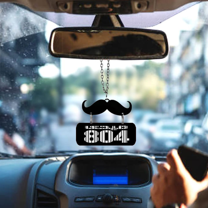 Imran Khan Car Hanging with Mustaches for Rear View Mirror for Swag ...