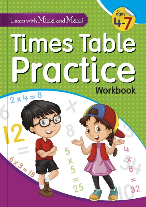 Times Table Practice & Work Book for Kids – Early Learning Book For ...