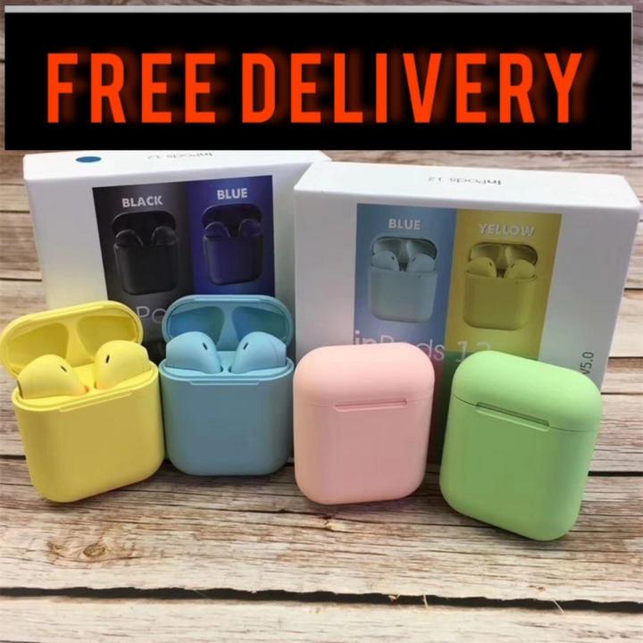 Multi-color wireless earbuds for Andriod/original Inpods 12 TWS ...
