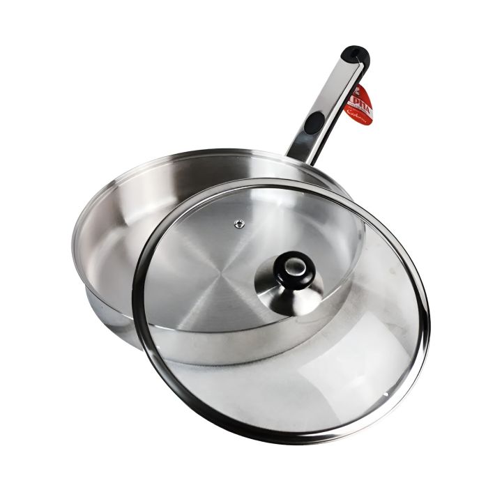 Alpha Stainless Steel 26cm Fry Pan - Encapsulated Double Bottom -Alpha ...
