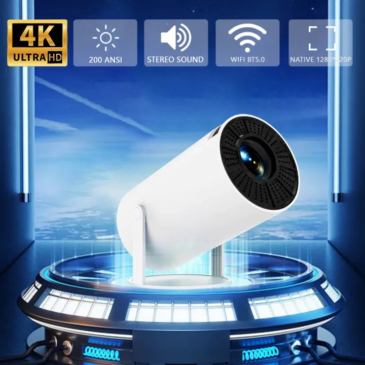 2024 Smart Android Projector 200ANSI Android 11 4K 1280*720P Wifi6 BT5 ...