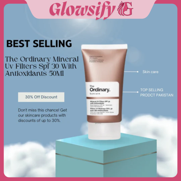 Ordinary Serum - Ordinary Mineral UV Filters SPF 30 with Antioxidants ...
