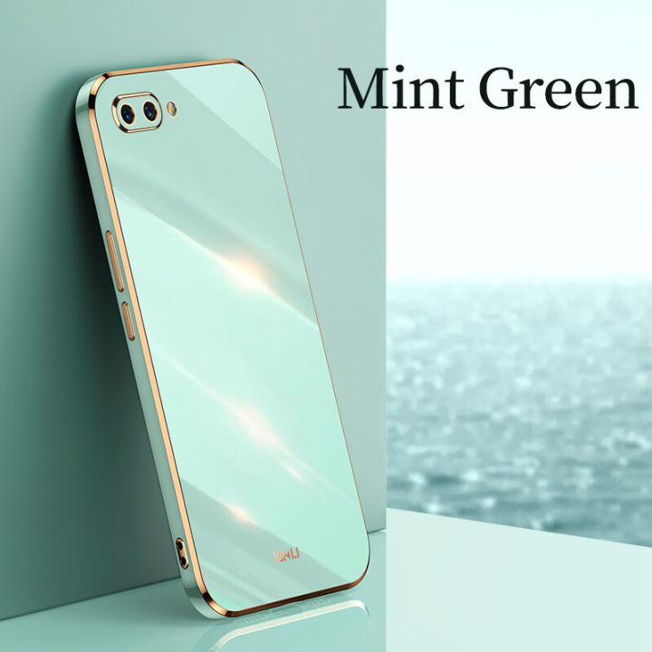 LECOMES for OPPO A12e / OPPO A3s Back Cover Fashion 6D Plating Frame ...