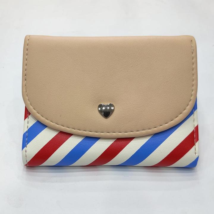 HOW.R.U Small Ladies Mini Trifold Short Wallet for Women and Girls Coin ...