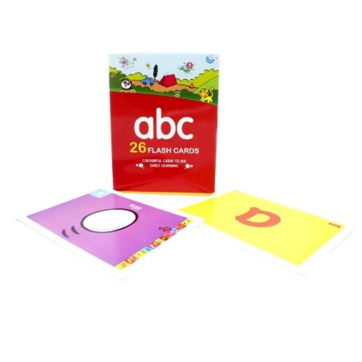 ABC Flash Cards Small letters alphabets with pictures | Daraz.pk