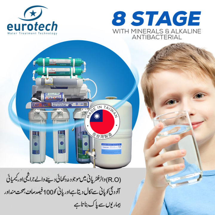 Eurotech 8 Stage Ro Plant Original Taiwan Reverse Osmosis Ro Water ...