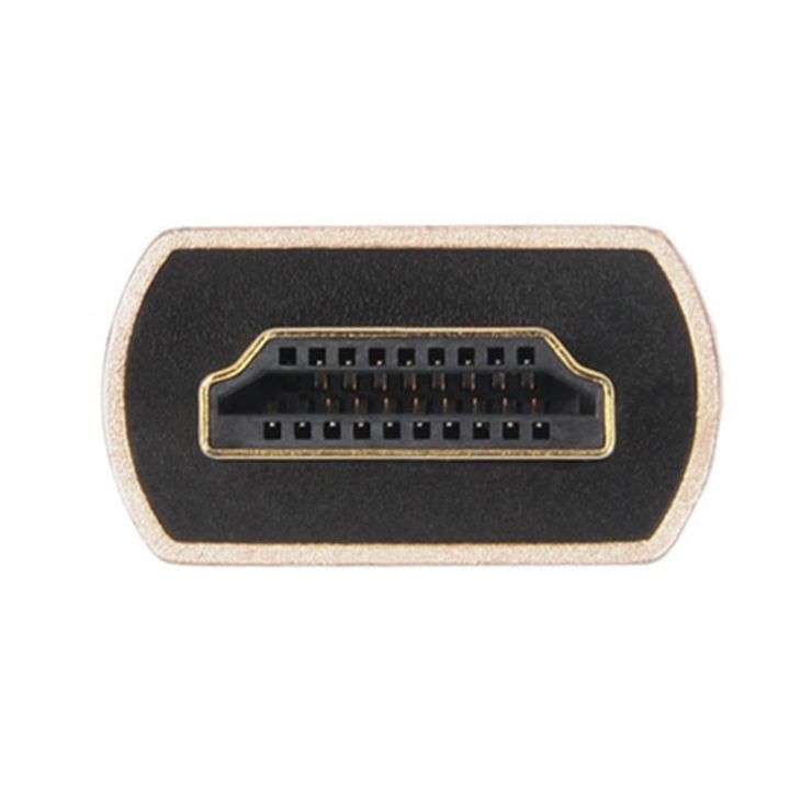 HDMI lock screen signal holder-2 x HDMI2.0 Virtual Adapter-Golden ...