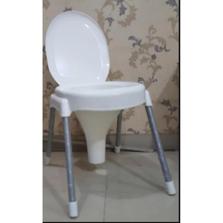 Commode Chair Non Rust Full fiber - Original washroom commode | Daraz.pk