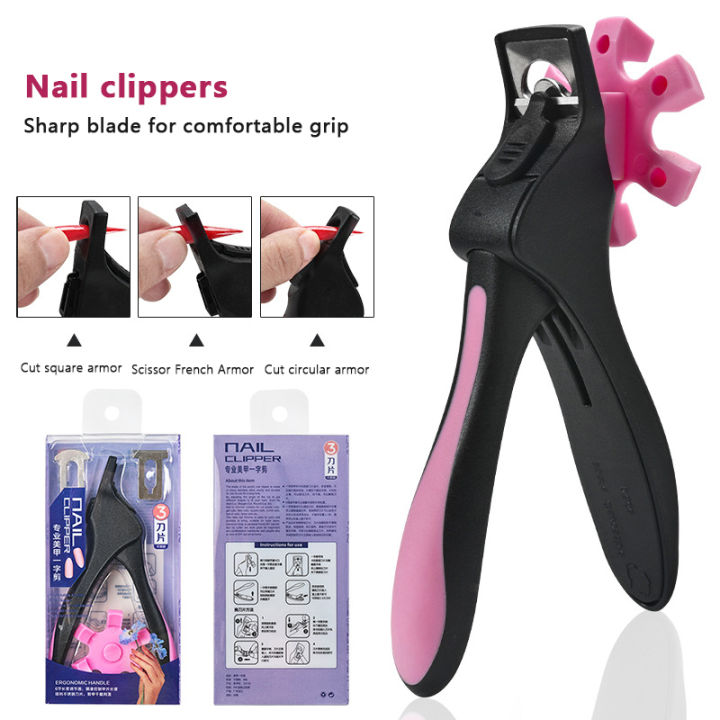 Professional Nail Art Clipper Special Type U Word False Tips Edge ...