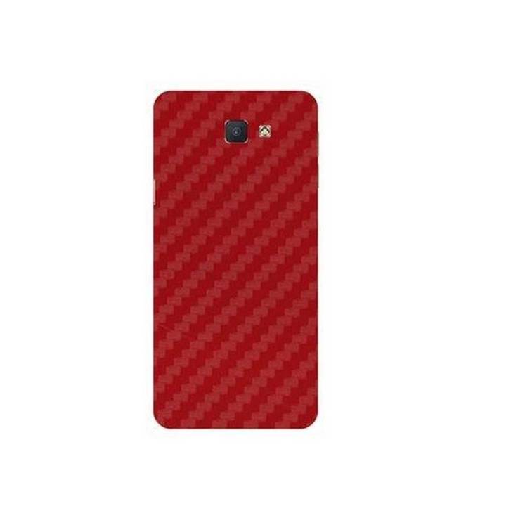 Samsung Galaxy J5 Prime Red Carbon Fiber Texture Skin - Back & Sides ...
