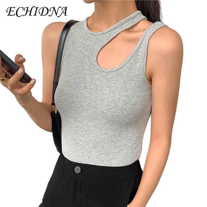 Echidna Summer Crop Top Irregular Design Women Off Shoulder Summer Crop Top Darazpk