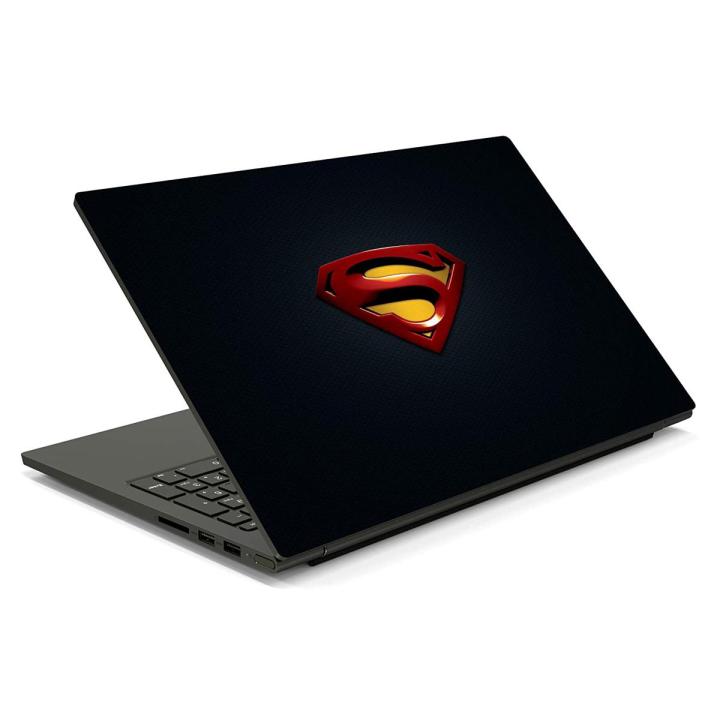 superman logo laptop skins back vinyl skins 12.13.14.15.6 inch size all ...