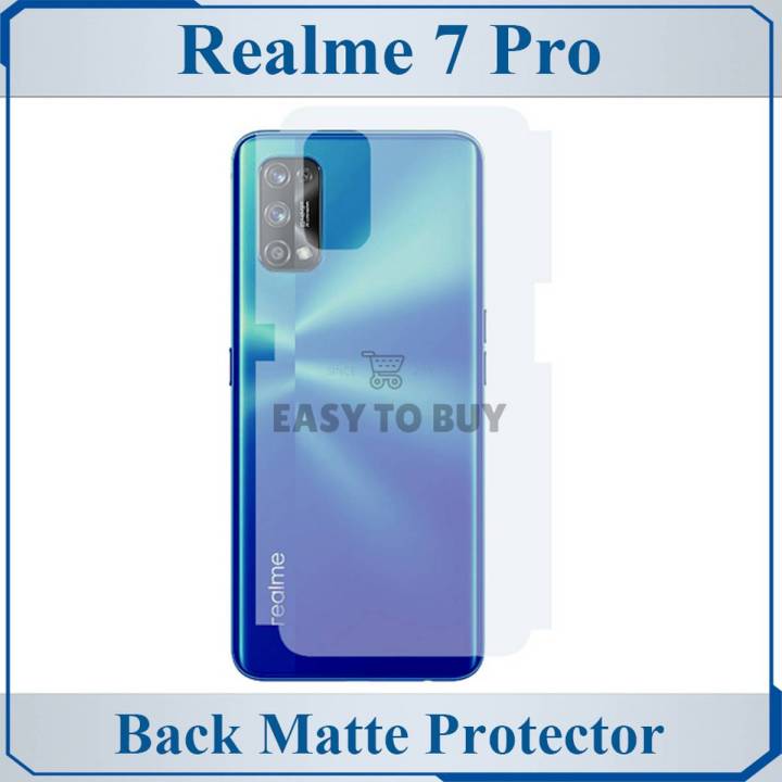Realme 7 Pro Back Matte Protector Soft Skin Sheet Soft Film Protector ...