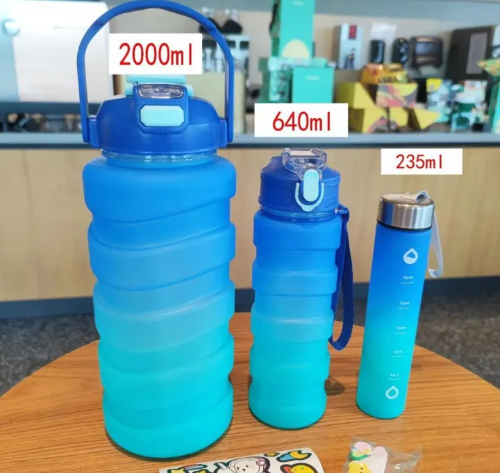 New Generation Pack Of 3 Sports Water Bottle High Quality- Premium ...