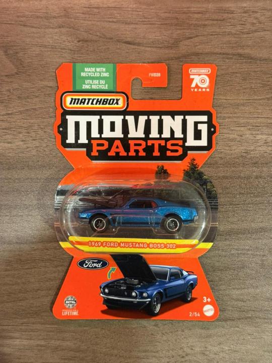 Matchbox Moving Parts Ford Mustang Boss 302 Classic American Muscle Die ...