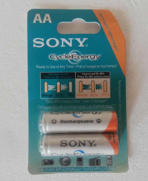 SONY AA Rechargeable Ni-MH Batteries 1.2V | Daraz.pk