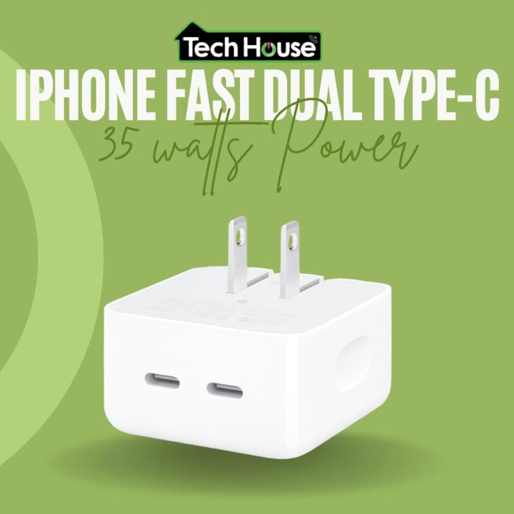35 Watts PD| Dual Type c to Iphone| Fast Charger | Quality Assured| for ...