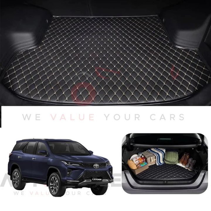 Toyota Fortuner 7D Custom Car Trunk Mat - Model 2017-2025 | Daraz.pk