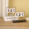 Perpetual Standing Daily Flip Desk Calendar With Bear Design | Daraz.pk