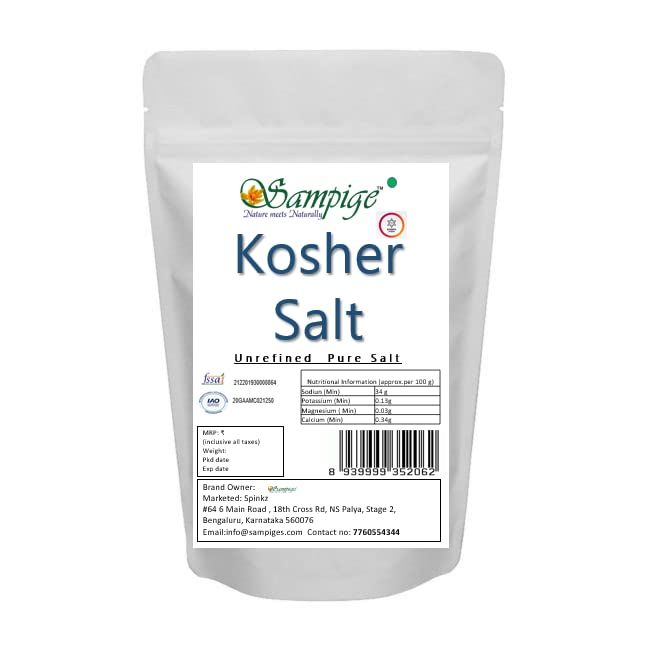 Kosher salt - All Natural & Coarse - 900 Grams | Daraz.pk