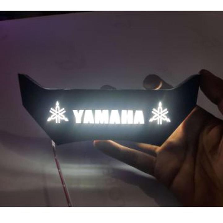 Yamaha Monogram LED White 3D Slim Design For All Ybr Yamaha Models For ...