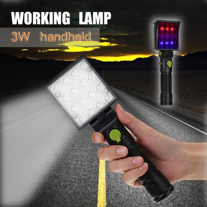 Conventional LED Portable Handheld Working Lamp With Magnet Base Bright ...