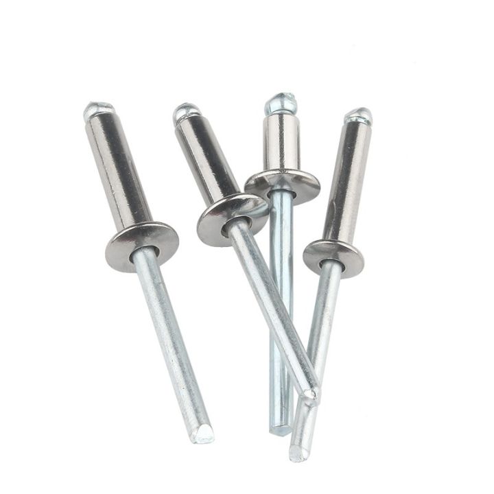 50 Pcs Aluminum Blind Pop Rivets with 2 Drill Bits 3.2mm 4mm 4.8mm Dome ...