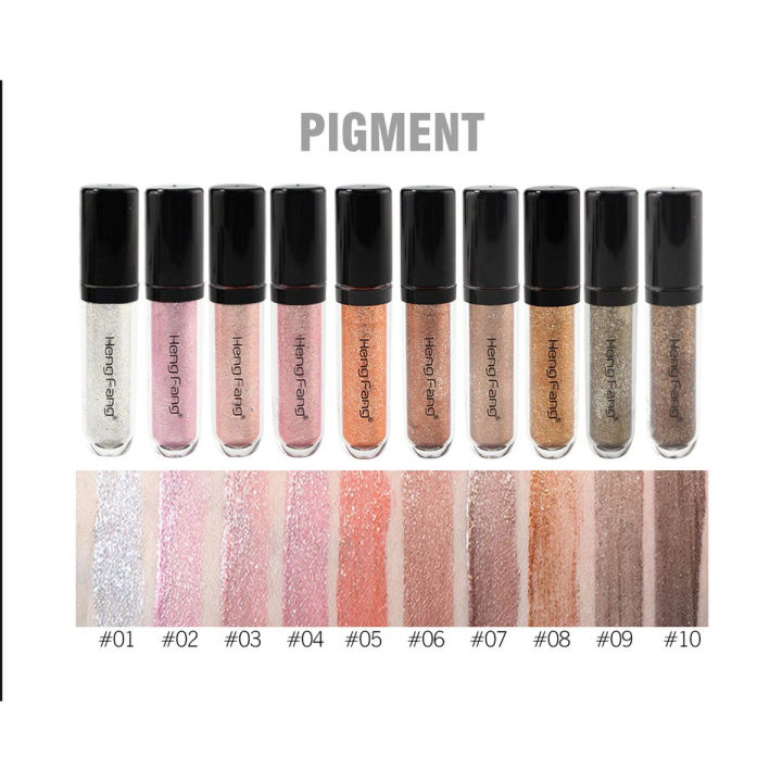 10PCS Diamond Glitter Eyeshadow Kit | Professional Shimmer & Sparkle ...