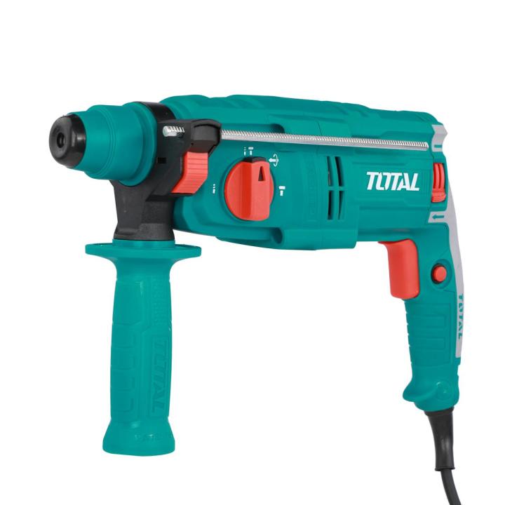 TOTAL 650W Corded SDS Plus Rotary Hammer with 3 SDS-plus Drills,1Set ...