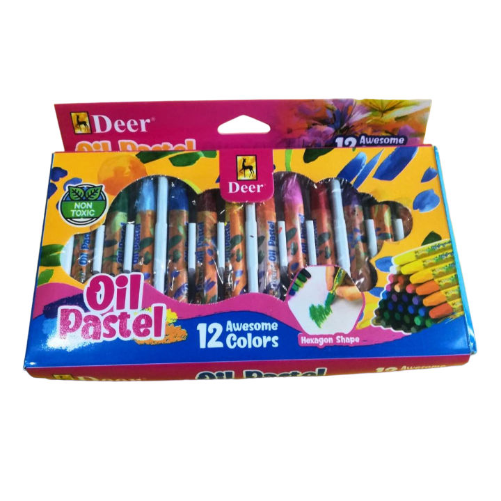 One Pack of Oil Pastel Colors - 12 Colors | Daraz.pk