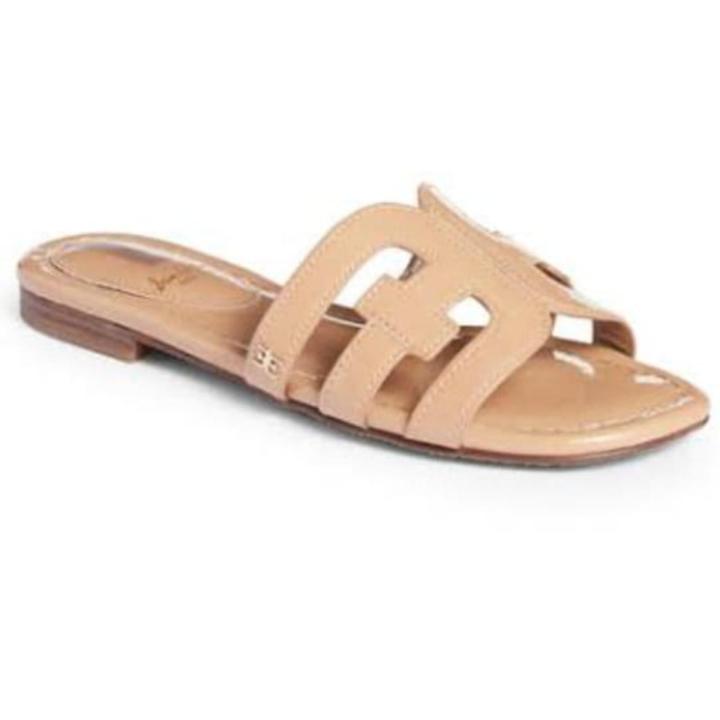 Ladies flat sandal Light Pink Color Huzaifa Shoes - SKU:2042 | Daraz.pk