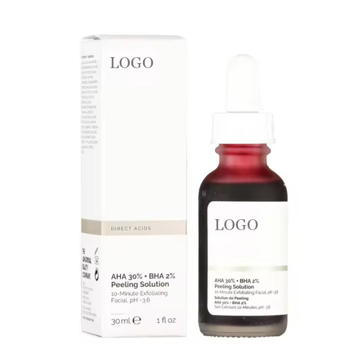 Face Peeling Solution 30ml AHA 30% + BHA 2% to peel that dead top layer ...
