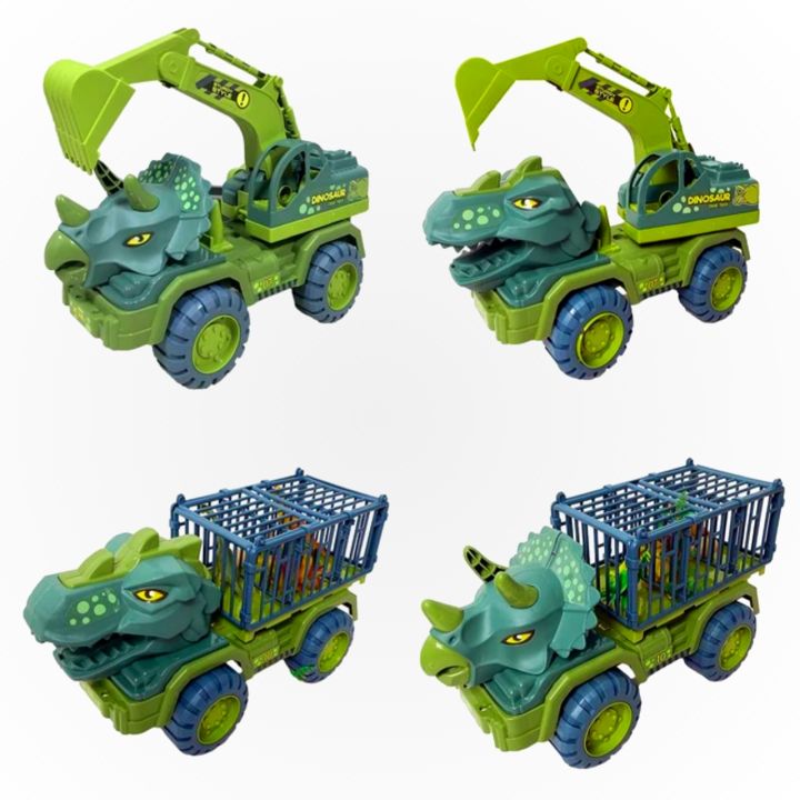 Dino Explorer Set with Transporter Vehicle and Action Figures Toy ...