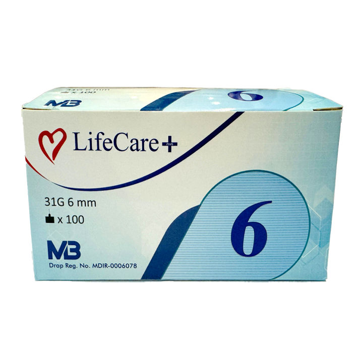 Ucheck Life Care Plus Disposable Pen Needles 31G, 6mm, 100 Counts ...