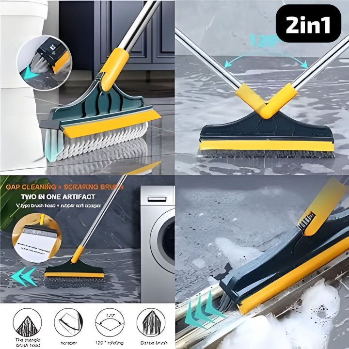 2in1 Viper Brush Bathroom Corner Broom | Daraz.pk