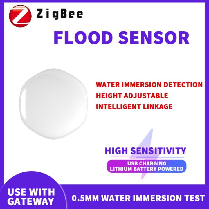 ZigBee TUYA Water Leak Detector Flood Sensor Water Tank Full Water ...