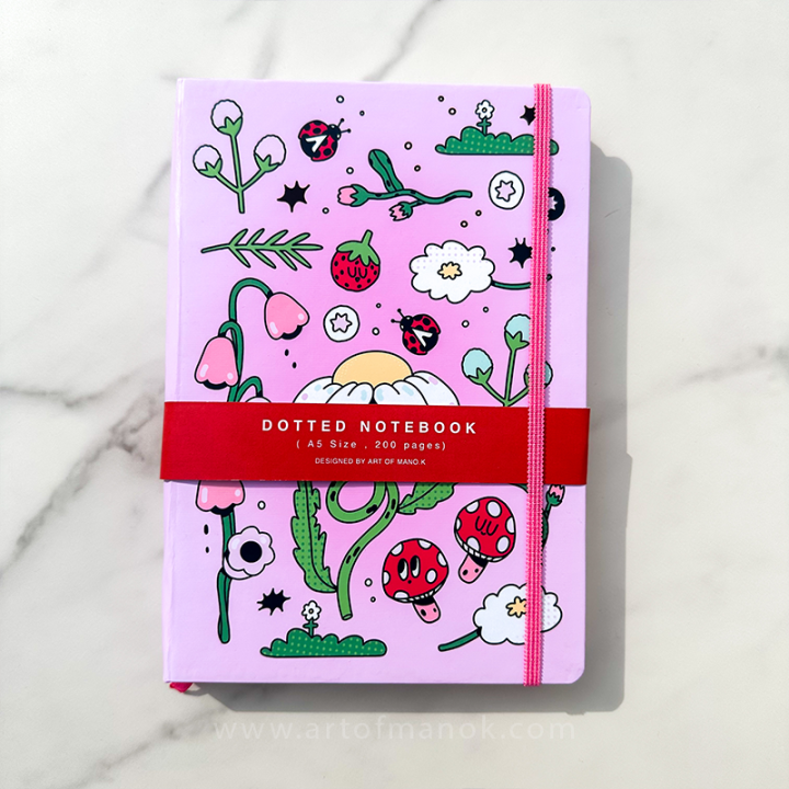 notebook / bullet journal / lady bug cute design | Daraz.pk