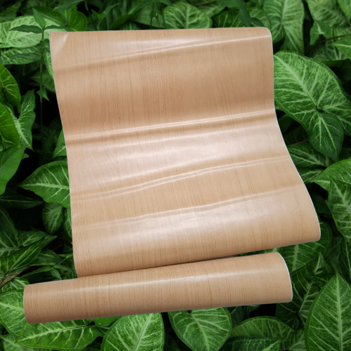 Oil-proof Wood Grain Sticker Self-adhesive Wallpaper For Kitchen ...