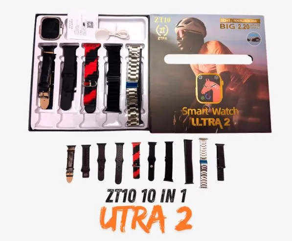 ZT10 ULTRA 2 Smart Watch, 10 Straps ZTFIT Fitpro - Latest Model - 2024 ...